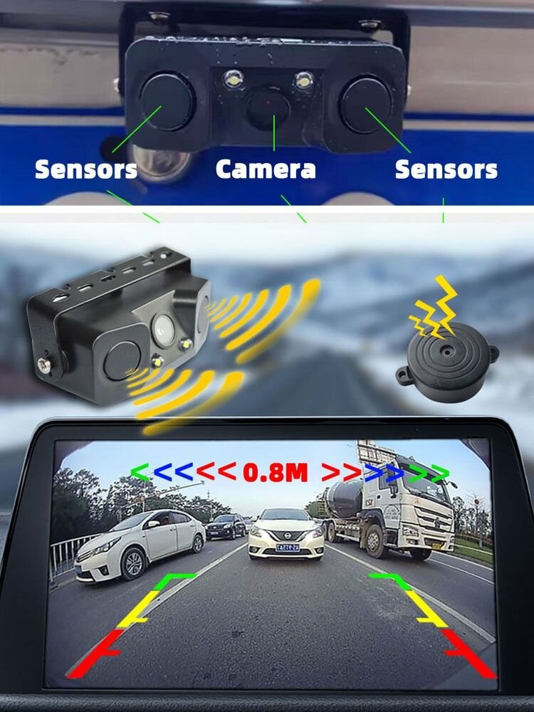 Видеопарктроник 3-в-1 с 4 датчиками