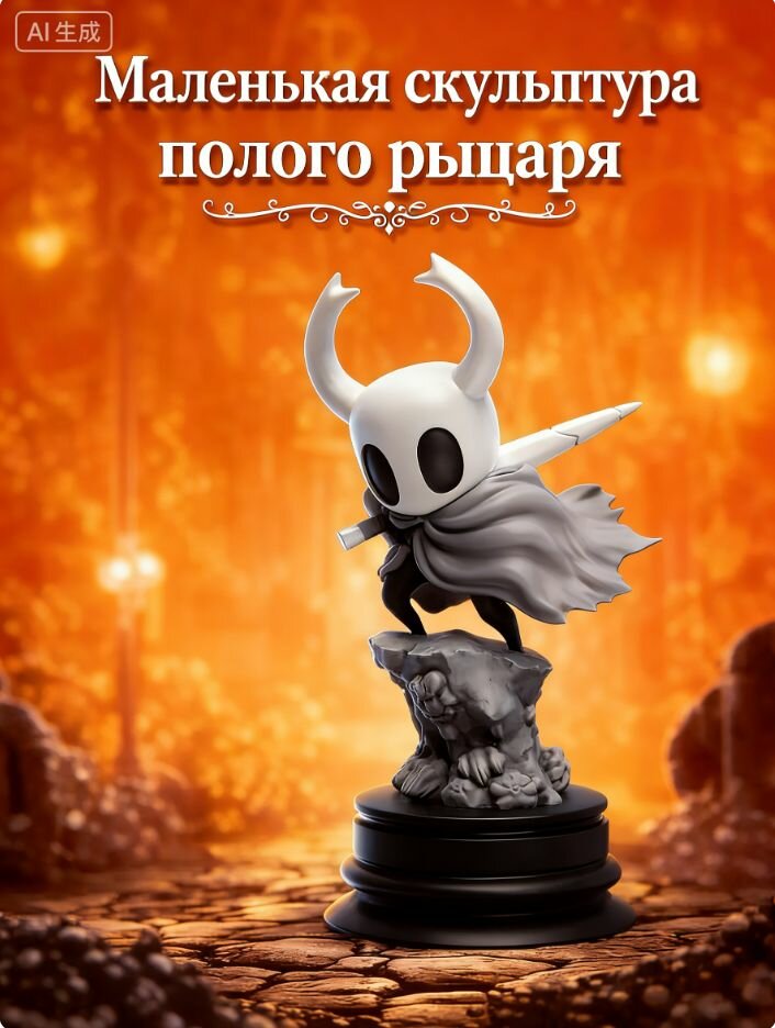 Экшн-фигура Hollow Knight "Сцена боя", пластик, высота 13 см