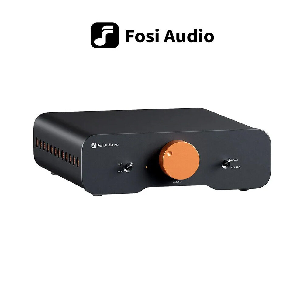 Fosi Audio ZA3 стерео усилитель мощности TPA3255 класса D HiFi аудио усилитель для пассивной книжной полки динамик с XLR / RCA / сбалансированный вход