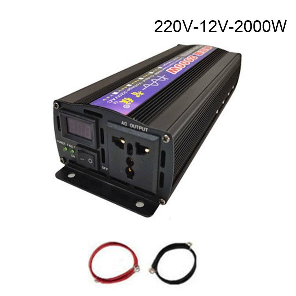 Мощный преобразователь напряжения 12–48 В в 220 В, 12V - 2000W