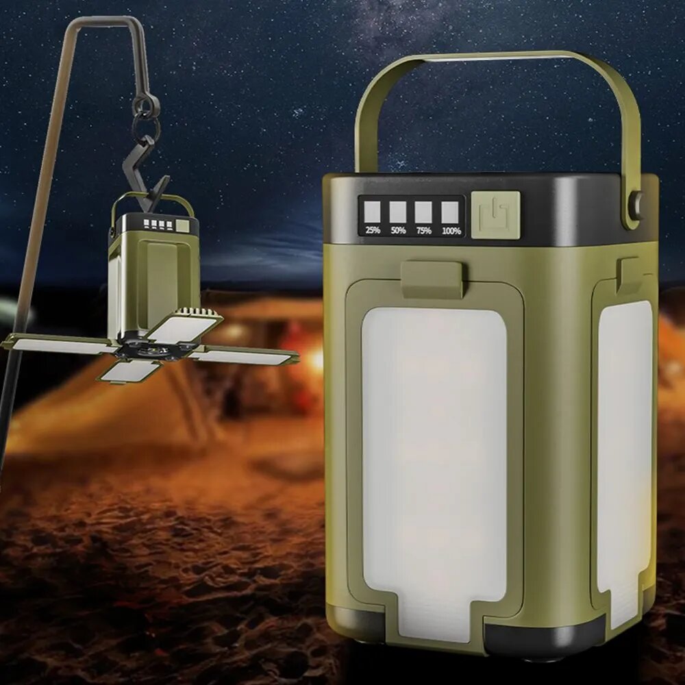 Milochic Ручной (универсальный) Solar Charging LED Camping Light Outdoor Portable Emergency Lantern — фото 1