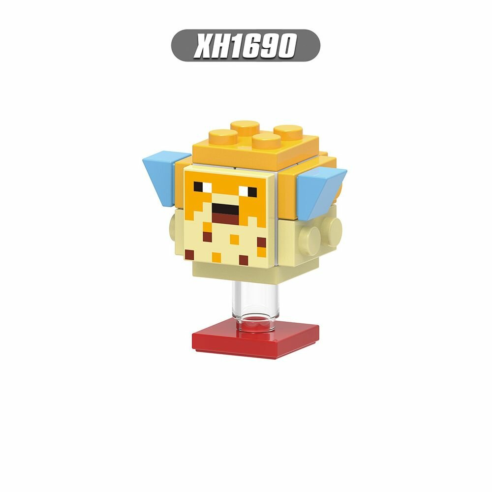 Майнкрафт Минифигурки блоки /Мой мир животные рыба насекомые рыба насекомые животные блоки