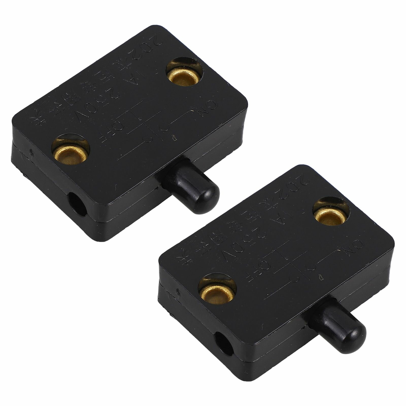 Выключатель Света Для Шкафа, Датчик Активации Двери, Черный, 2шт