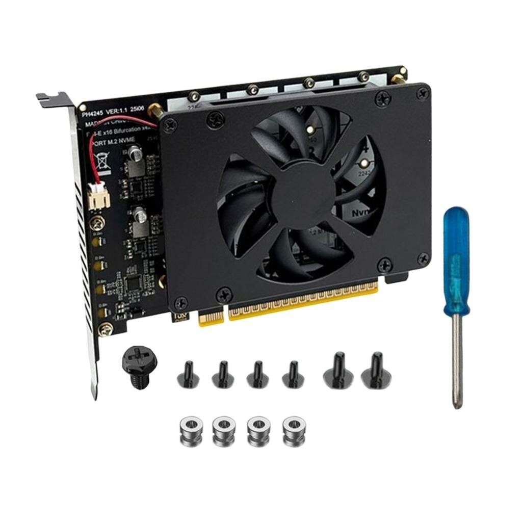Адаптер PCIe x16 в M.2 NVMe