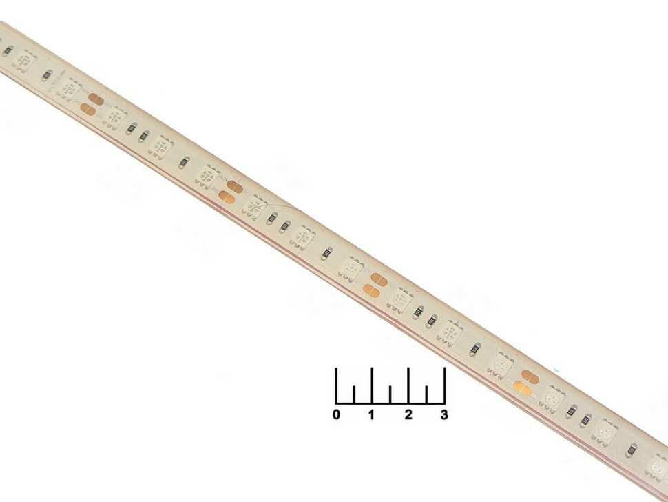 Светодиодная лента 12V красная 5см водонепроницаемая (14.4W/60LED/1м)RTW2-5000PGS(5060)(arlight)