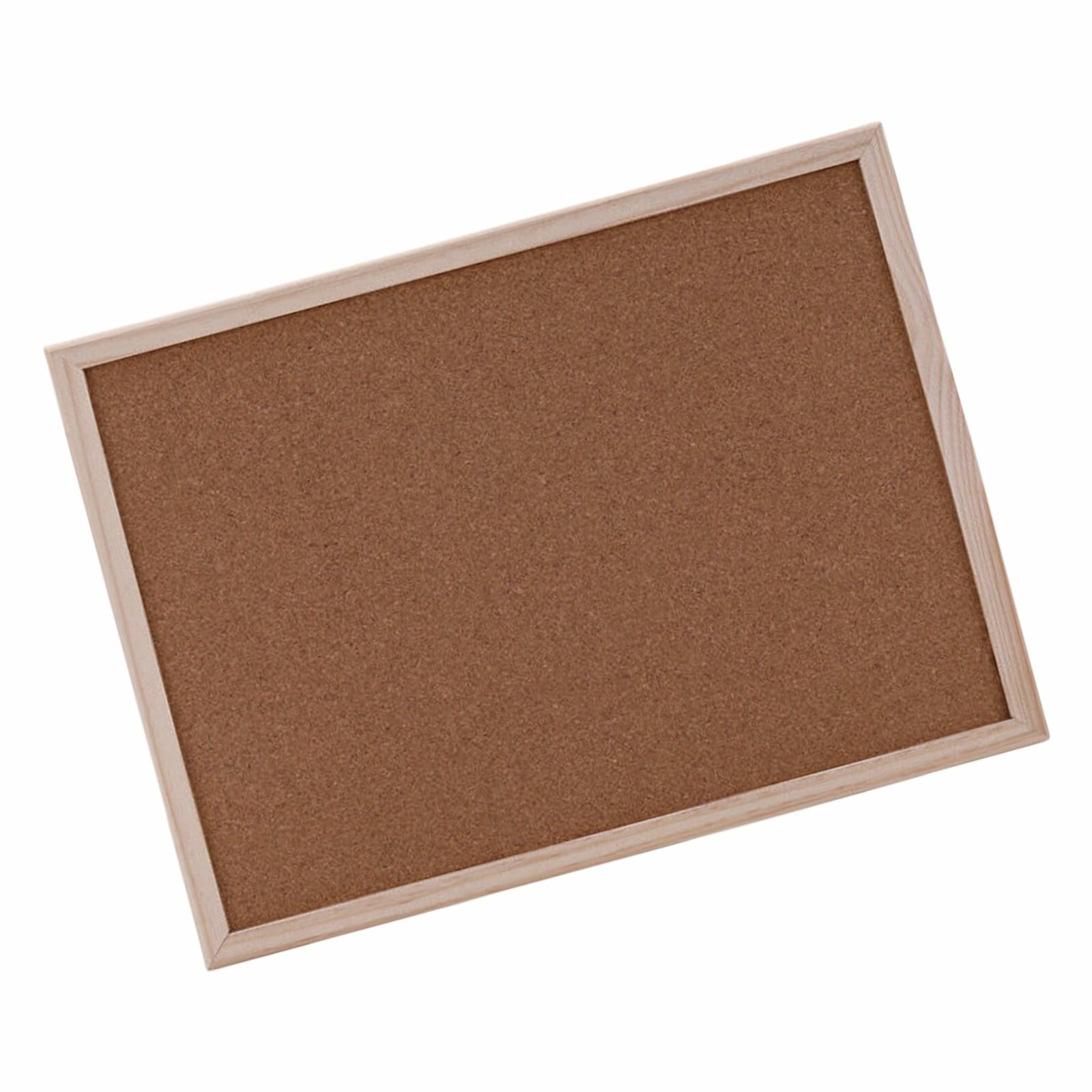 Пробковая доска в деревянной раме для заметок и объявлений