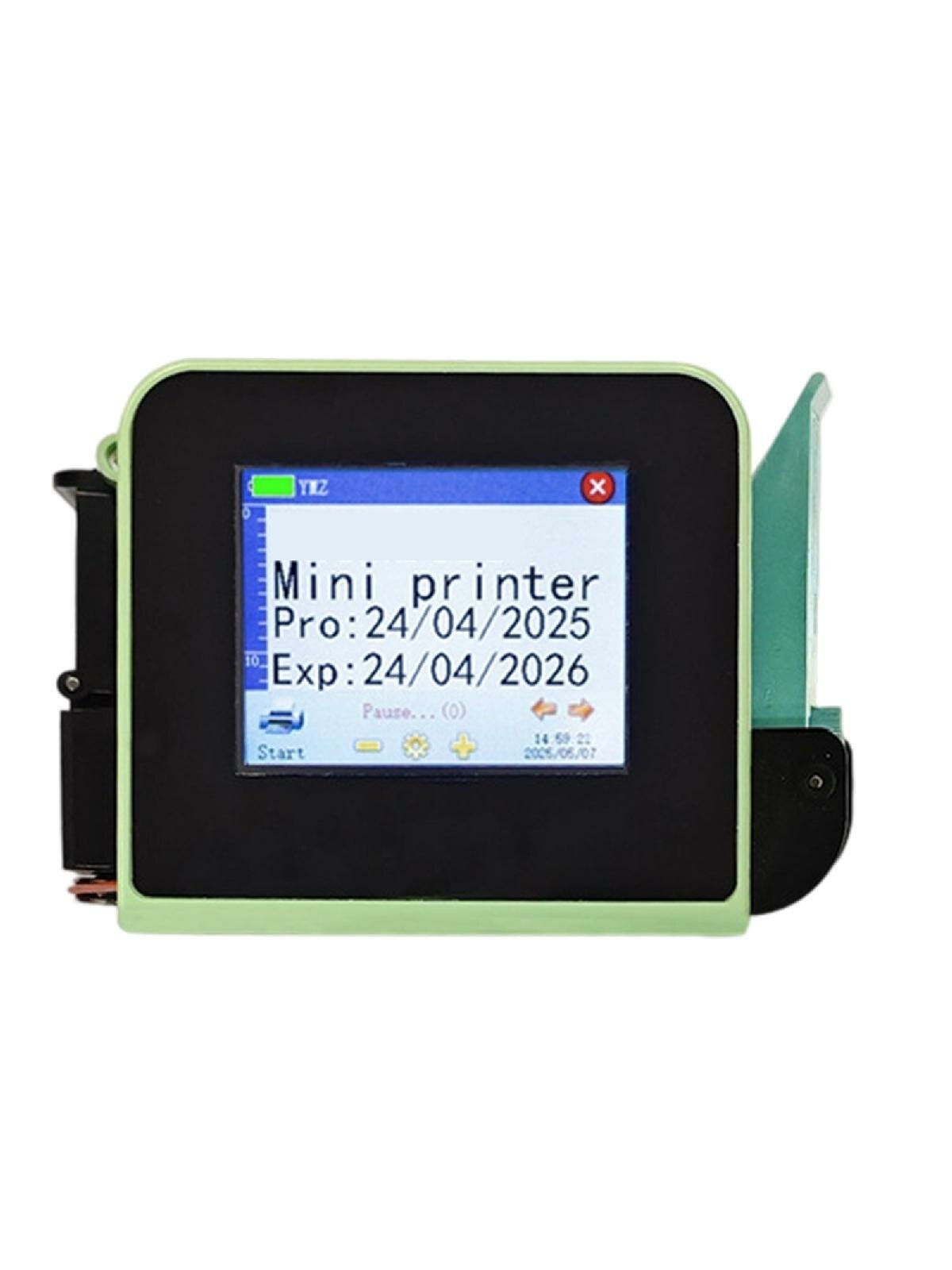 Мобильное кодирующее устройство Ручной струйный принтер для многоязычной печати даты