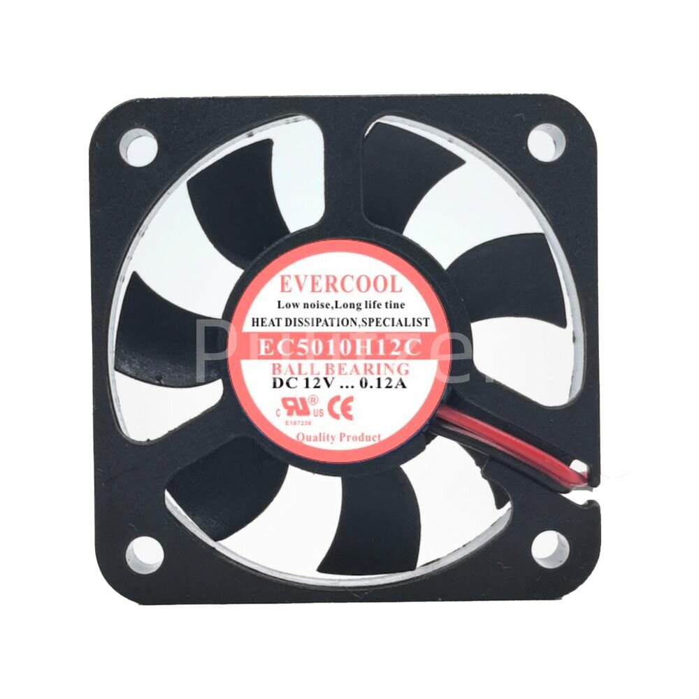 Вентилятор охлаждения EC5010H12C 50*50*10 мм 12 В 0.12A 1.44 Вт