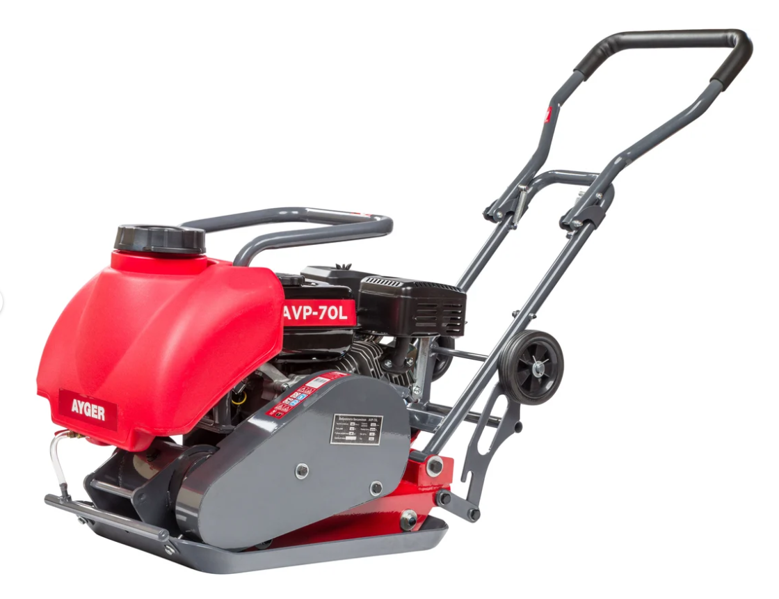 Виброплита бензиновая AYGER AVP-70L (Марка двигателя Loncin)