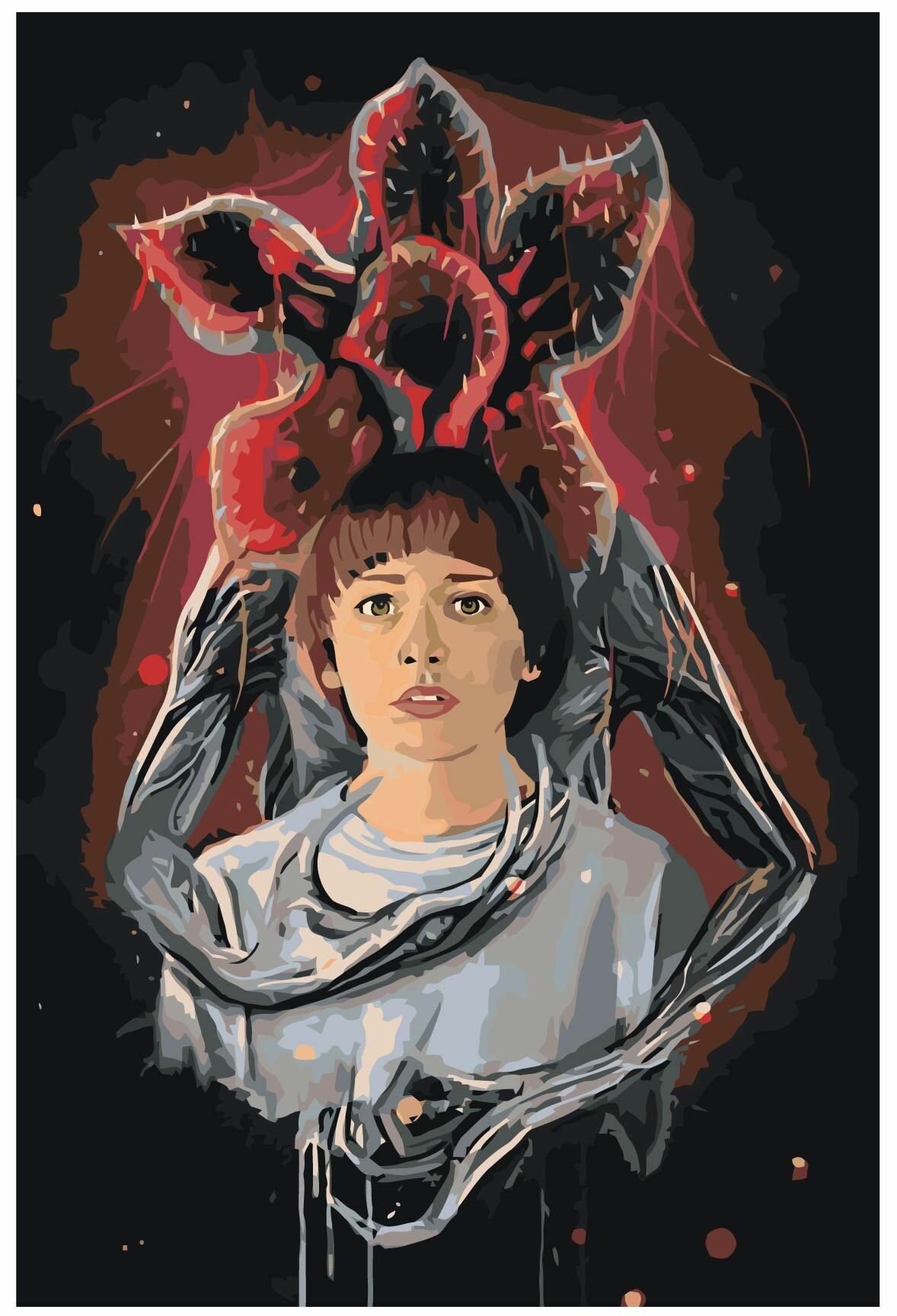 Картина по номерам, 40 x 60, ELLU-00143