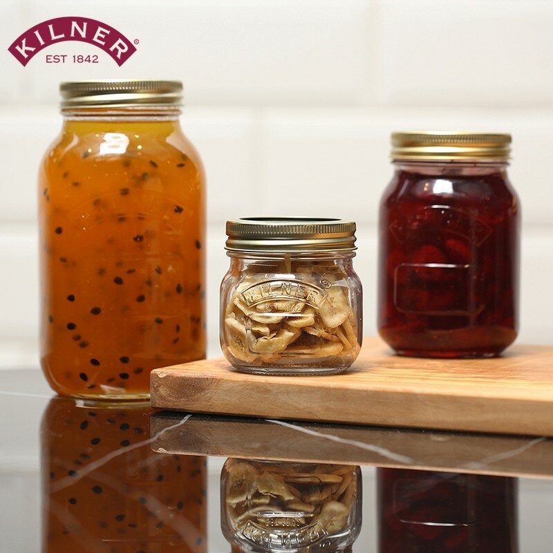 Стеклянный герметичный банка Kilner 500 мл для хранения чая, джема, маринада и меда Цвет：Серия Бирмингем 500 мл