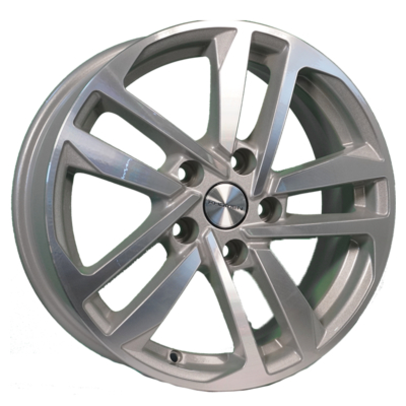 Диск колесный Khomen Wheels KHW1612 (Huyndai|Mazda) 6,5x16 5x114,3 Dia67.1 ET45 цвет F-Silver-FP