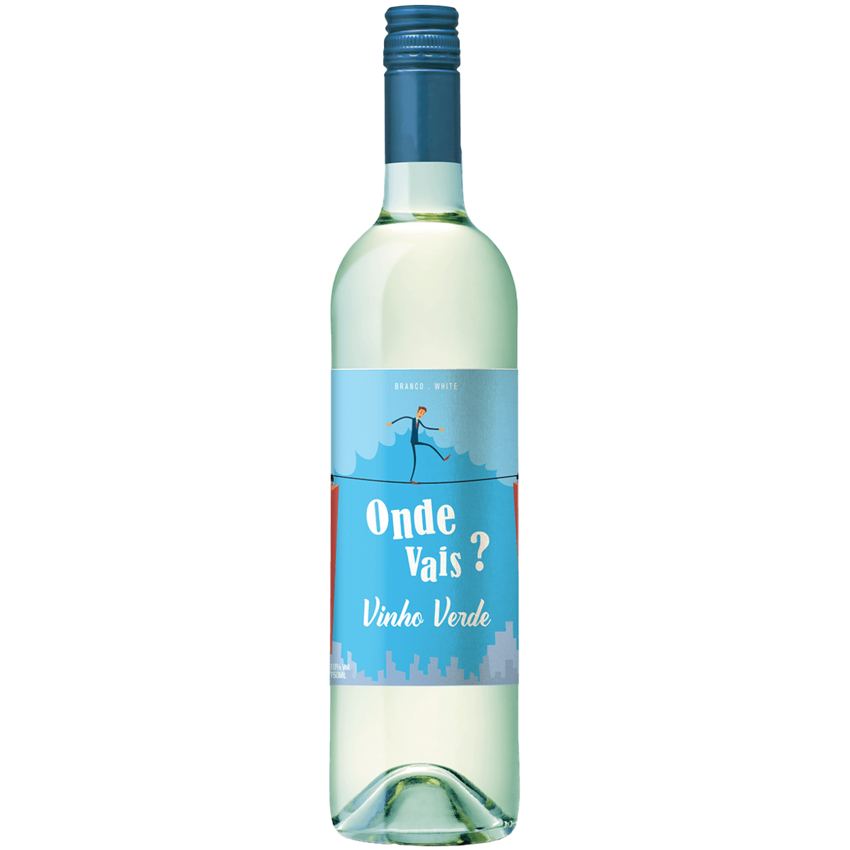 Вино Onde Vais Vinho Verde белое полусухое 0,75 л