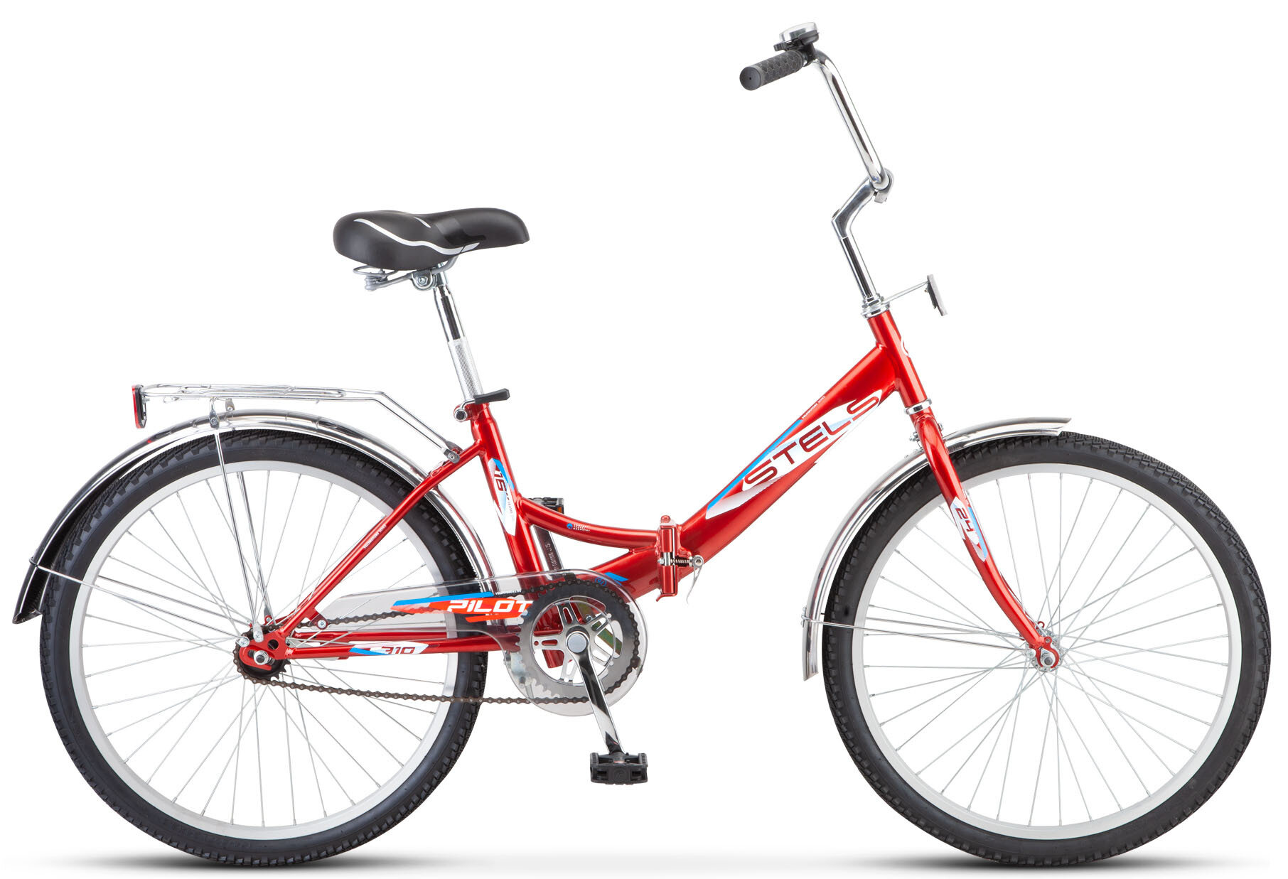 Складной велосипед Stels Pilot 710 C Z010 (2025) 24 Красный (140-185 см)