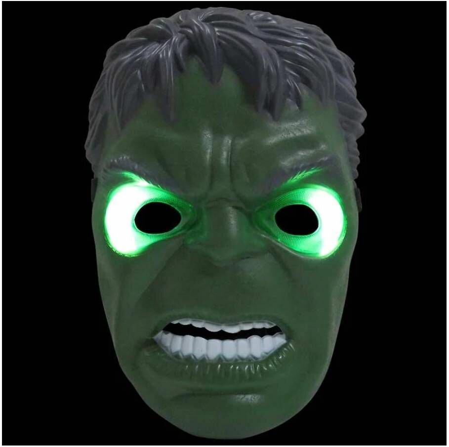 Маска "Халк", светящаяся, ABS-пластик, универсальная, зеленый