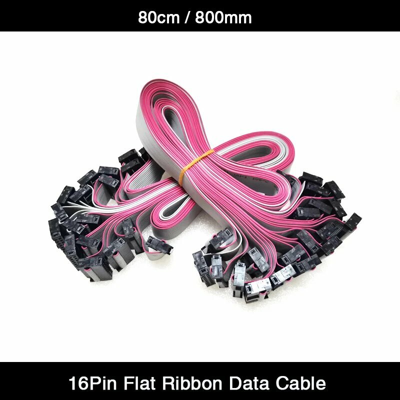 10 шт. Плоский ленточный кабель 16-контактный 80 см MinRui
