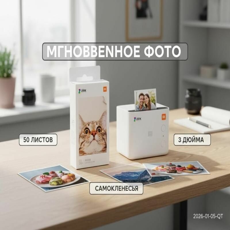 Фотобумага A6, 50 лист, шт