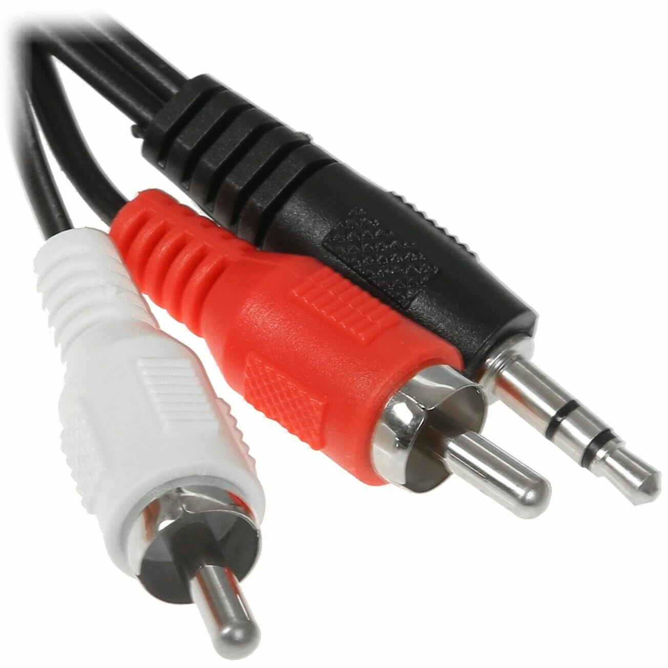 Кабель Aceline jack 3.5 мм - 2RCA 3 м черный