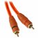 Кабель DEXP 2RCA - 2RCA оранжевый
