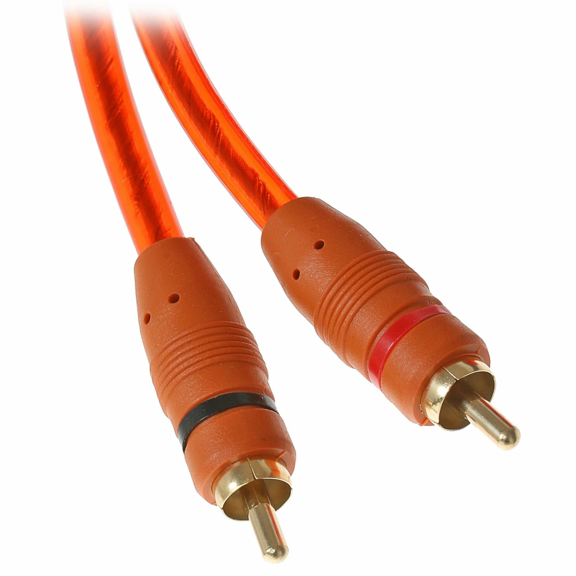 Кабель DEXP 2RCA - 2RCA оранжевый