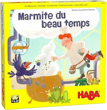 Детская настольная игра Haba - " Котелок хорошей погоды", кооперативная, от 4 лет - 305516