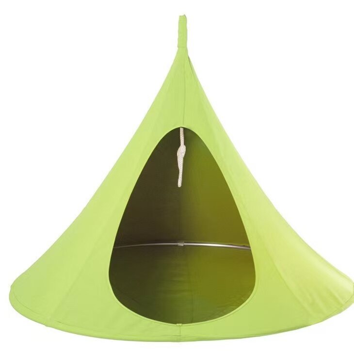 Качели-гнездо "Гамак-бабочка", водонепроницаемая ткань 1200D Оксфорд зелёный