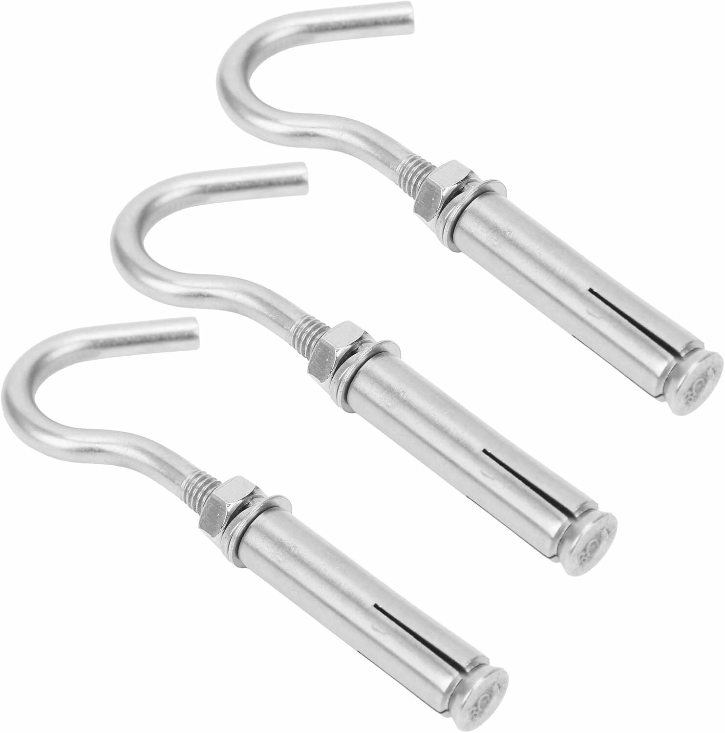 Расширительный винтовой крюк, 10 шт, анкерный крюк из нержавеющей стали 304 для бетонного кирпича, камня, простая устан