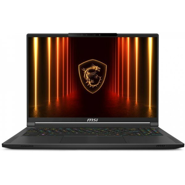 Ноутбук MSI Stealth A16 AI+ A3XWHG-232XRU 16", OLED, AMD Ryzen AI 9 HX 370 2ГГц, 12-ядерный, 32ГБ LPDDR5x, 2ТБ SSD, NVIDIA GeForce RTX 5070 Ti для ноутбуков - 12 ГБ, FreeDOS, черный (9s7-15f