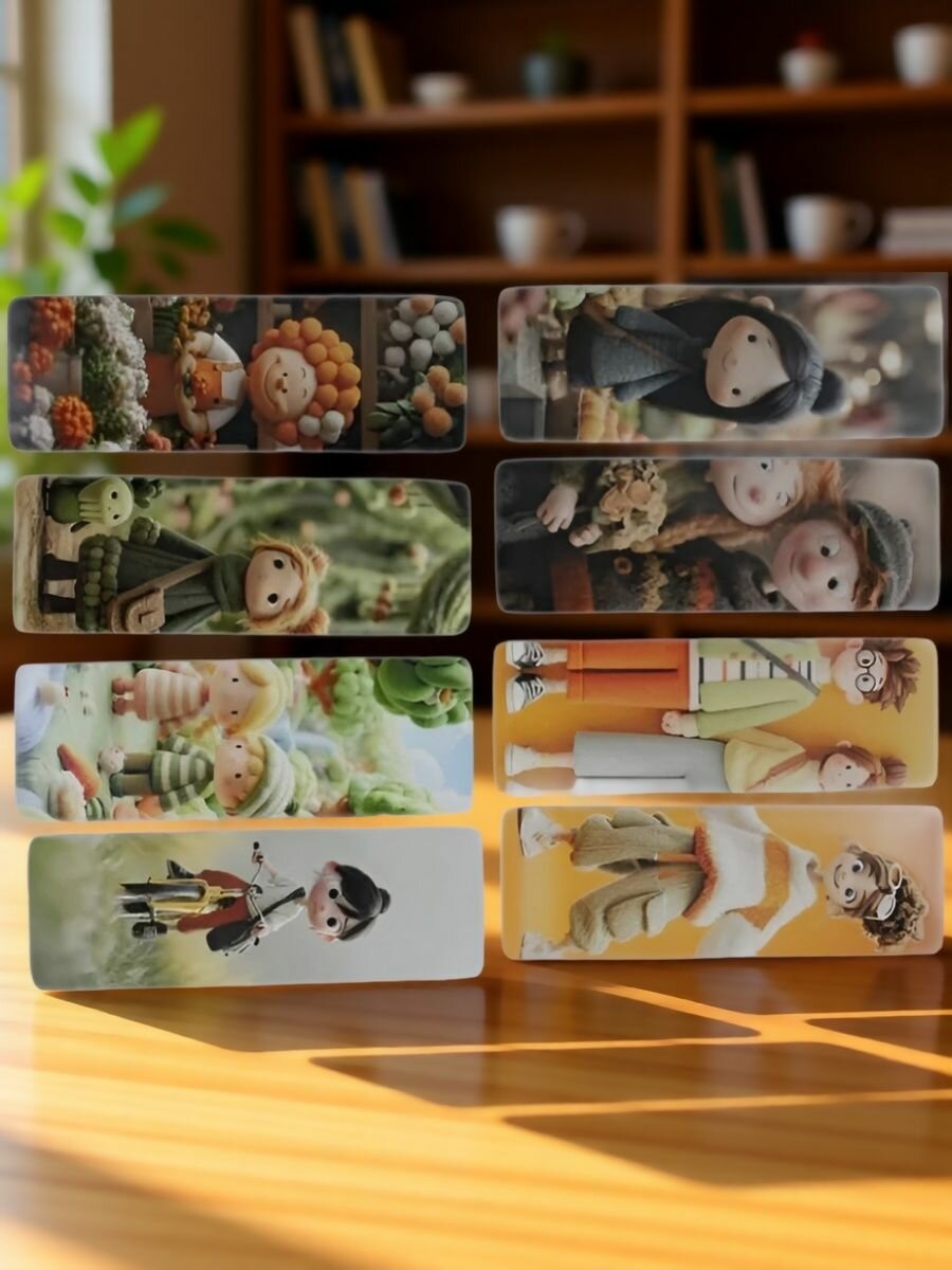 Закладки книжные 8 штук