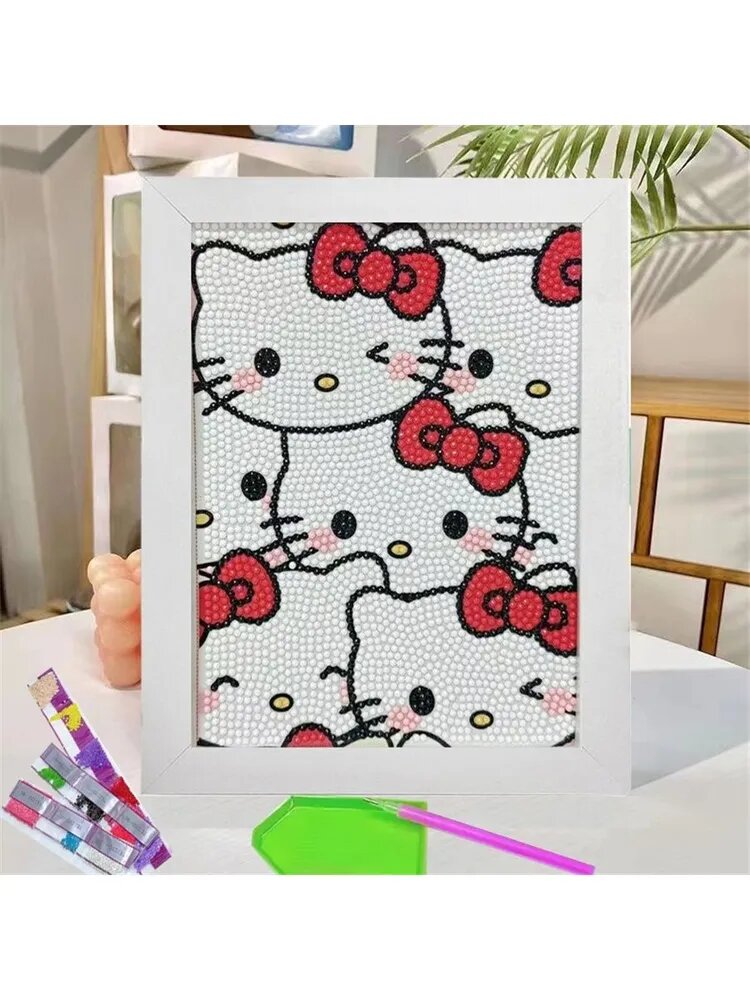 Бриллиантовая картина 17x22 см / В рамке / Детский мультфильм Бриллиантовая картина