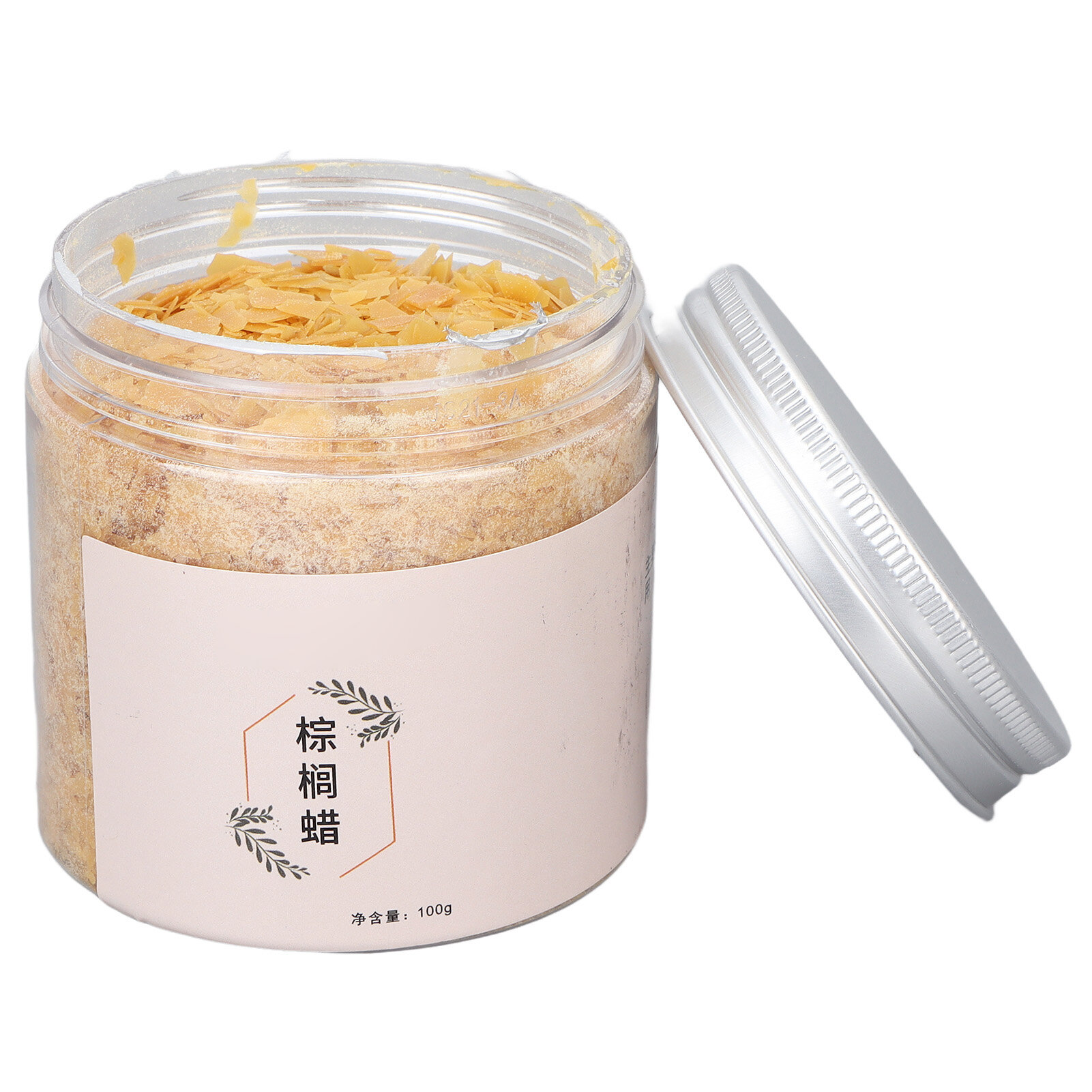 Гранулыпальмовоговоскадляизготовлениякосметикисвоимируками: карнаубскийвоск, материалдляпомадыибальзамадлягуб,100г.