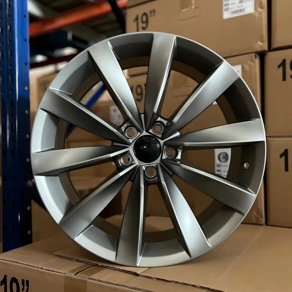 FADI 19-дюймовые колесные диски, совместимые с Volkswagen New CC, T-Roc, Tiguan, Lavida, Passat, Golf GTI, Sagitar и Magotan Колесный диск Штампованный 19x8" PCD5х112 ET40 D57.1