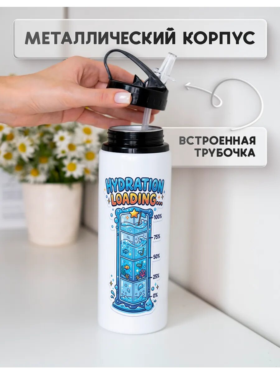 Бутылка для воды Hydration loading — фото 1