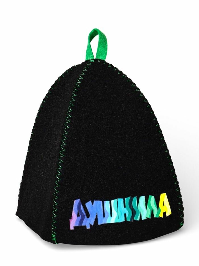 Шапка для бани и сауны Sima-Land Душнила, полиэфир, серая, с рисунком