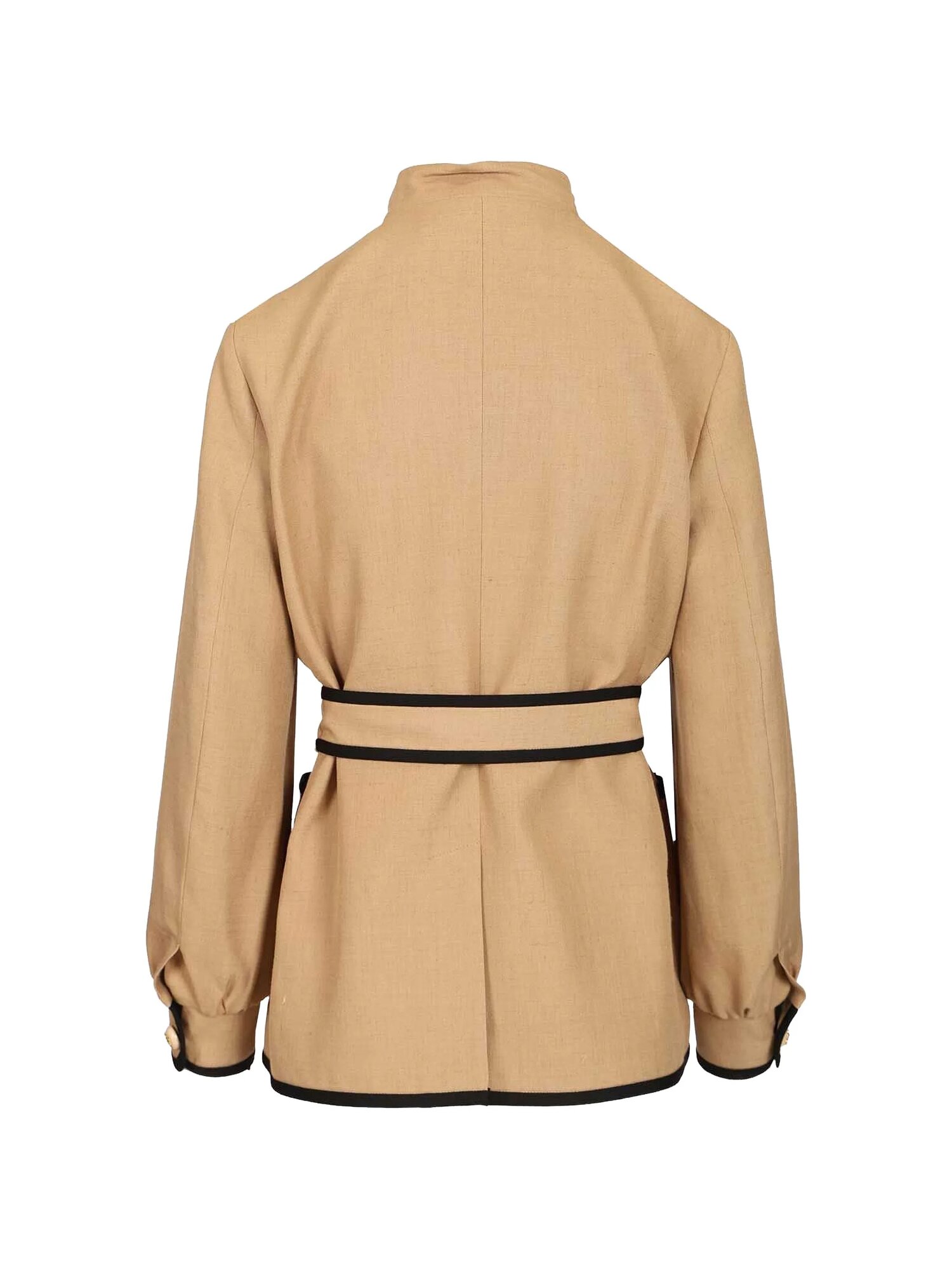 Куртка Valentino Belted embroidered jacket, размер 40, разноцветный — фото 1