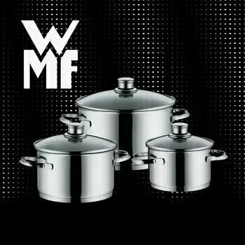 WMF Набор посуды для приготовления "saphir", 3 предм.