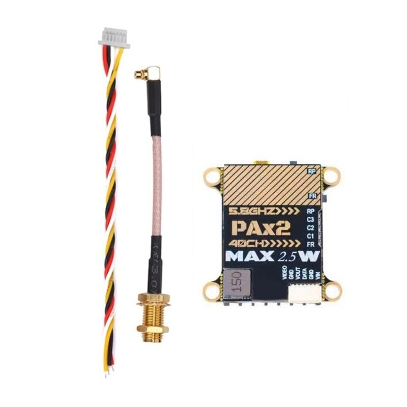 Видеопередатчик 5.8G 2.5 W VTX 40CH 0-25-400-800-1500-2500 МВт Для Гоночных Дронов FPV Большой Дальности действия