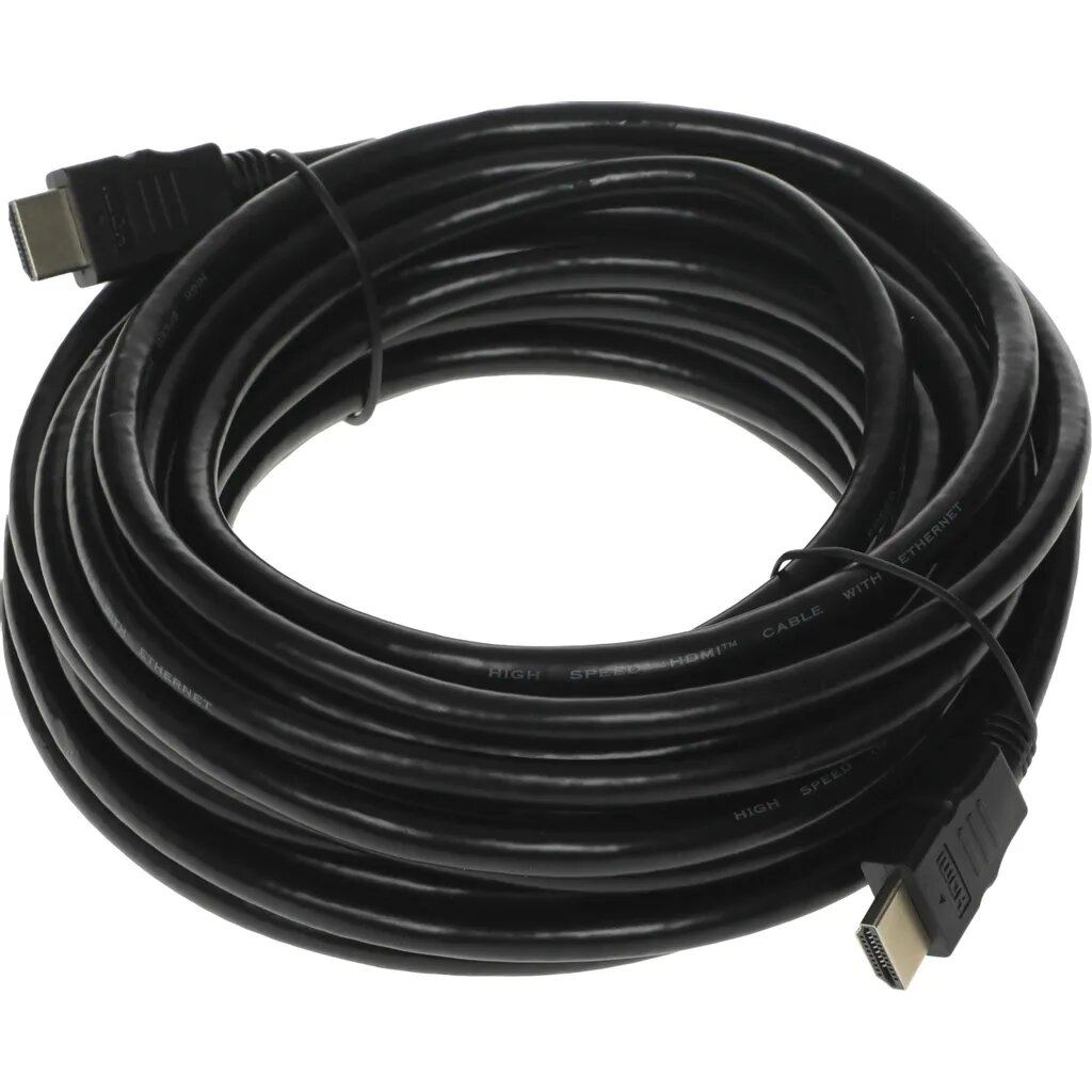 Кабель аудио-видео HDMI (m) - HDMI (m), ver 1.4, медный, 10м, черный