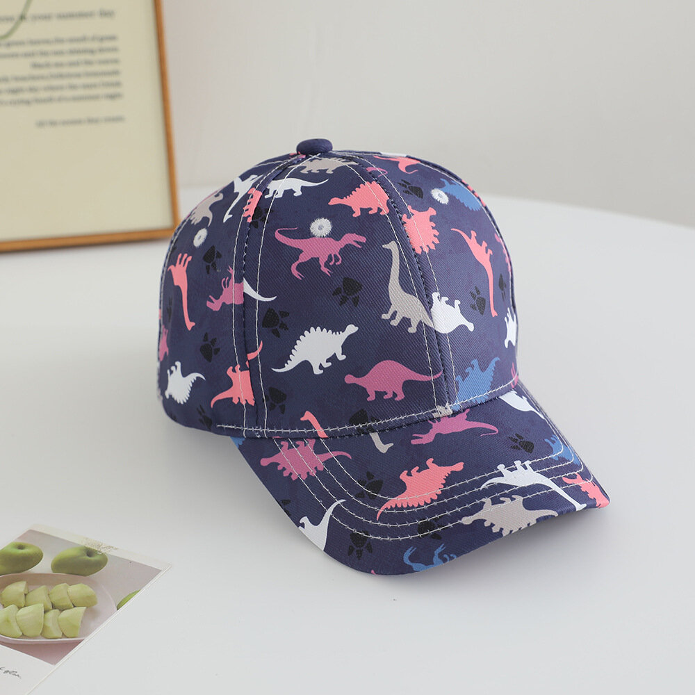 DIY Кепка Детская Динозавр Цифровая Печатная Солнцезащитная Хлопок