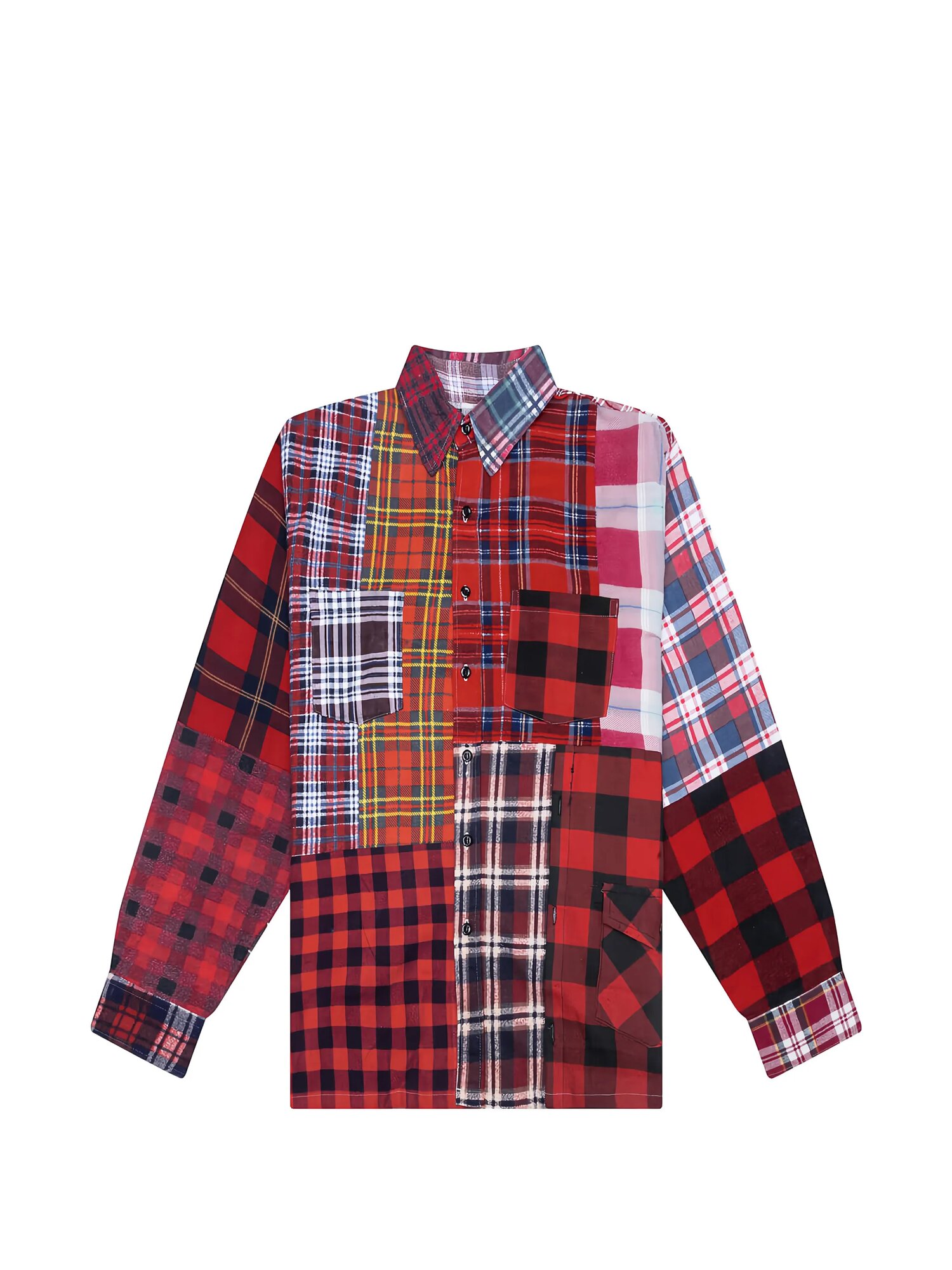 Рубашка Needles Patchwork shirt