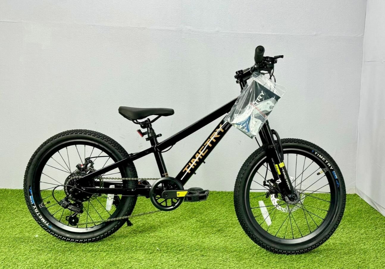 Велосипед детский TT414 /7S 20in, рама алюминий, механические дисковые тормоза