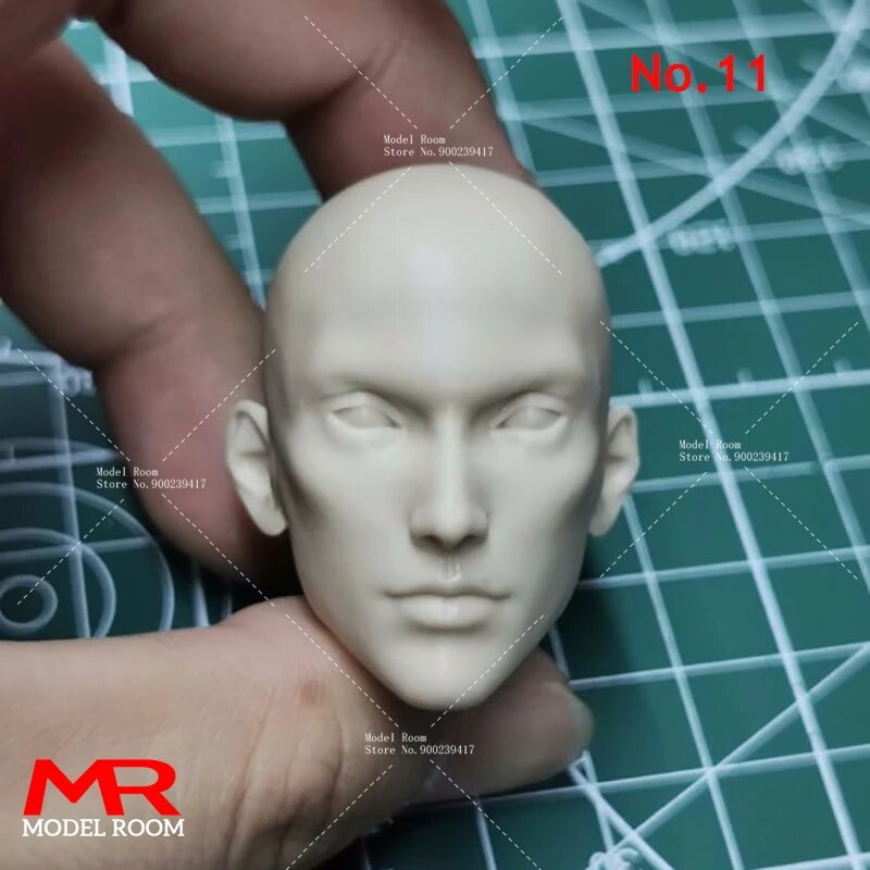 Модель головы 1/6 Reno, серая, Cloud Sephiroth