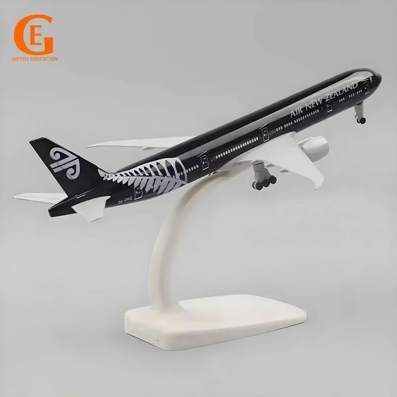 Металлическая Модель Самолета Боинг 777, Авиакомпания Air New Zealand, 20CM С Колесами