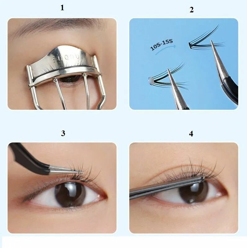 Клей для накладных ресниц страз прозрачный 5мл FOLY