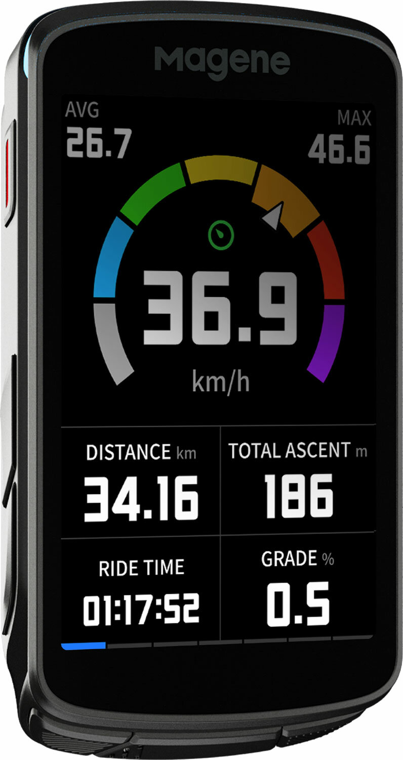 Велокомпьютер Magene GPS C706 черный