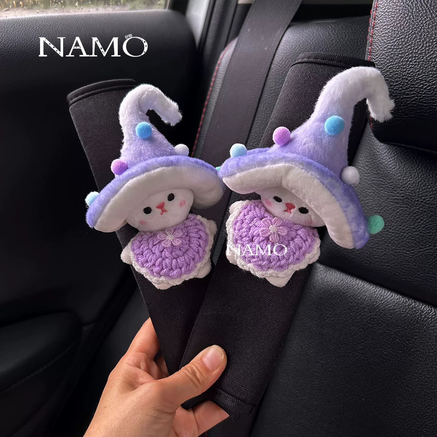 Мягкий улучшенный вручную сшитый защитный чехол для ремня безопасности, предотвращает перекручивание, подходит для всех