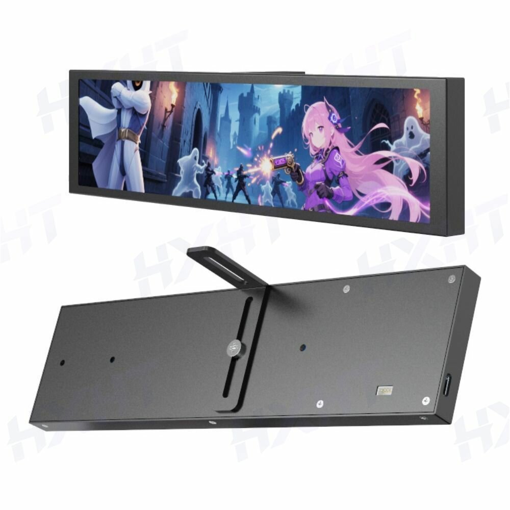 Mirabox D92 9,2-дюймовый USB монитор : Мониторинг производительности ПК, Отображение температуры процессора