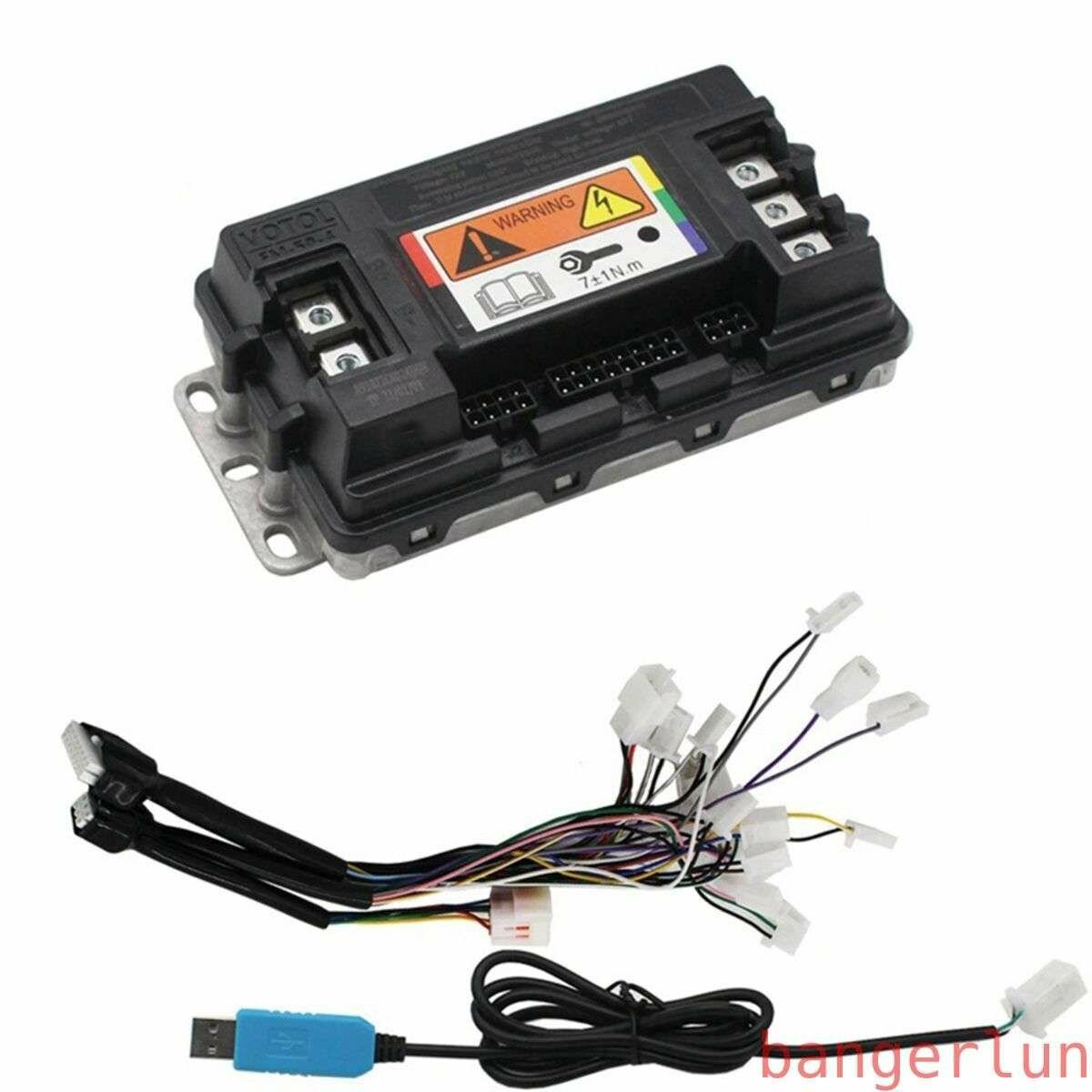 VOTOL EM50-4/72300 Программируемый Синусоидальный Контроллер 48-72 В, 2000 Вт