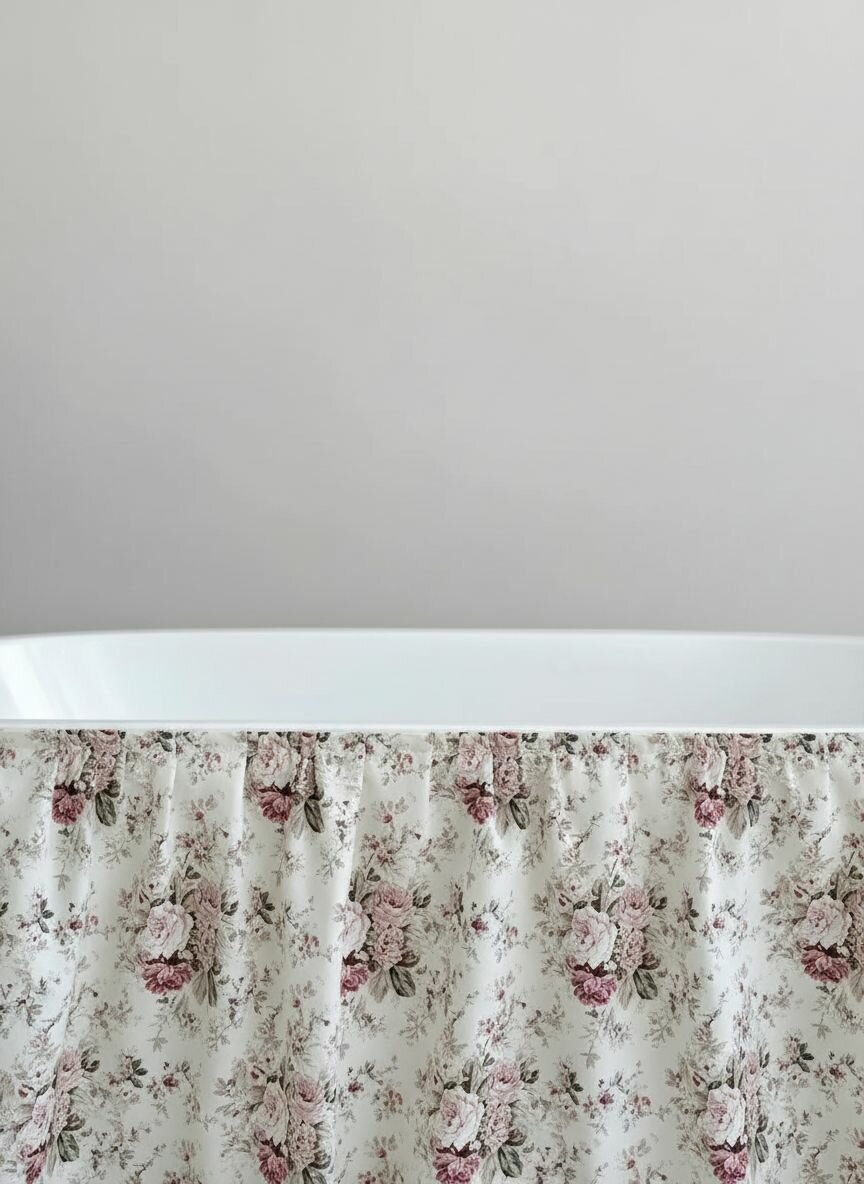 155х58 Экран под ванну тканевый прованс ДАК