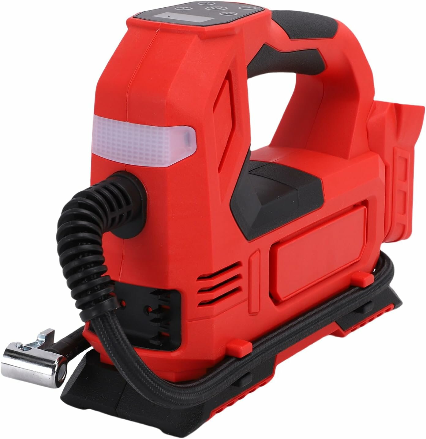 Насос для подкачки шин с цифровым дисплеем, 550 Вт, двигатель из чистой меди, 30 л, мин. воздушный поток, 4 единицы давл